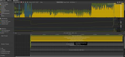 Performance Spikes Due To Dxgiwaitonswapchain Unity Engine Unity