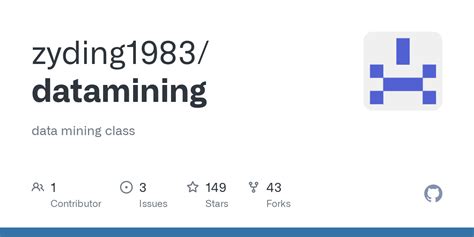 GitHub Zyding1983 Datamining Data Mining Class