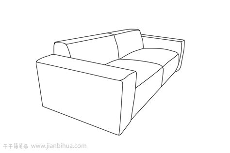 侧面沙发怎么画 简笔画 大山谷图库