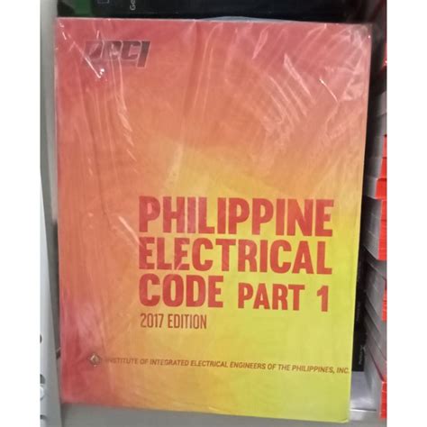 Philippine Electrical Code Part 1 2017 Edition Shopee Philippines