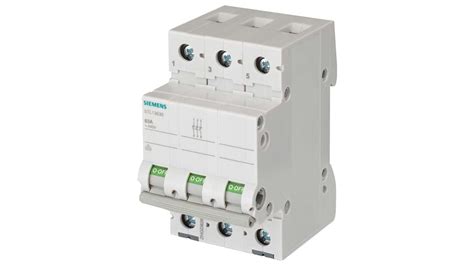 5tl1363 0 Siemens 3p Pole Isolator Switch 63a Maximum Current 0 0022kw Power Rating Rs