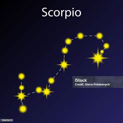 전갈 자리 파란색 배경입니다 별의 밤 점성술 그림 별자리 기호입니다 벡터 그림입니다 스톡 이미지 0명에 대한 스톡 벡터 아트 및 기타 이미지 Istock