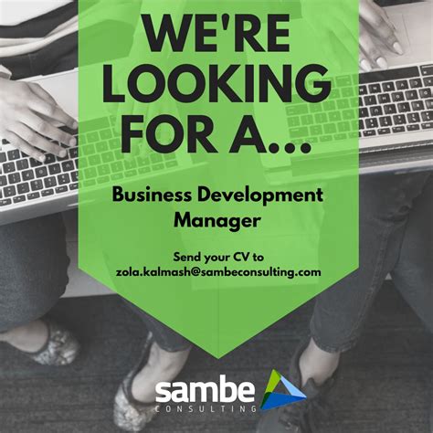 sambe consulting on linkedin business development manager position