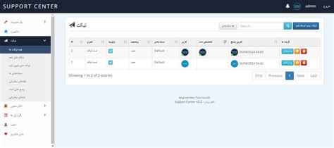 اسکریپت سیستم مدیریت پشتیبانیسیستم تیکت با Php