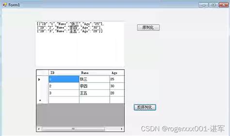 C Datatable Js0n 序列化及反序列化c Datatable序列化 Csdn博客