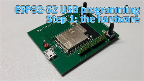 Esp32 S2 Usb Programming The Esp32 Usb Hardware Youtube