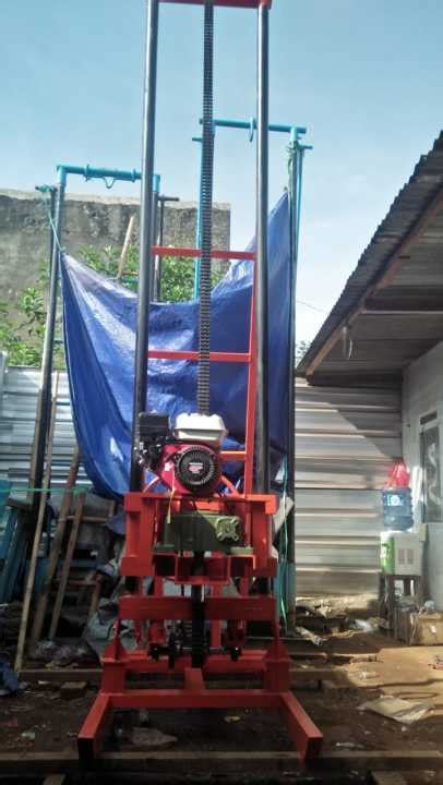 Mesin Bor Tanah Type Power Rig Menara Bulat Double Gearbox Mesin Borepile Mesin Bor Sumur