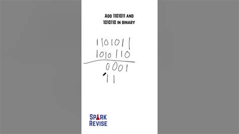 Binary Addition Gcse Computer Science Youtube