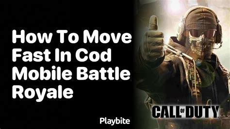 How To Move Fast In Cod Mobile Battle Royale Playbite