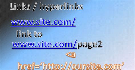 Guideinfoyou Adding Links In Html Hyperlinks