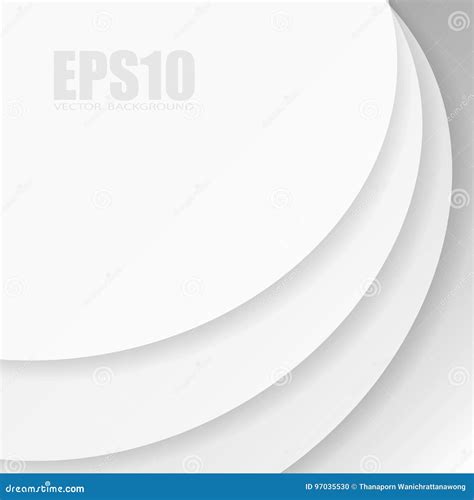 Wave Lines On White Background Stock Vector Illustration Of Brochure Business 97035530