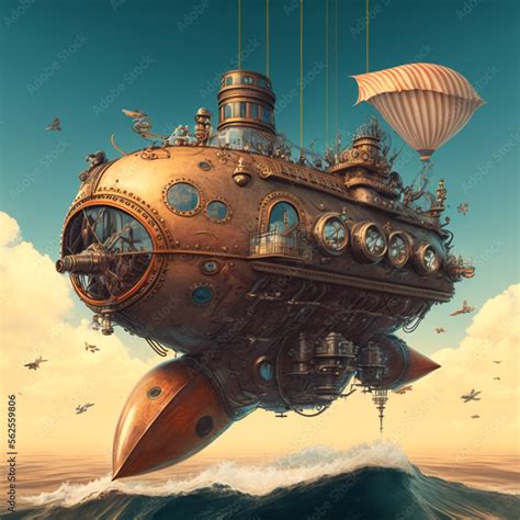 Flying Machine Steampunk
