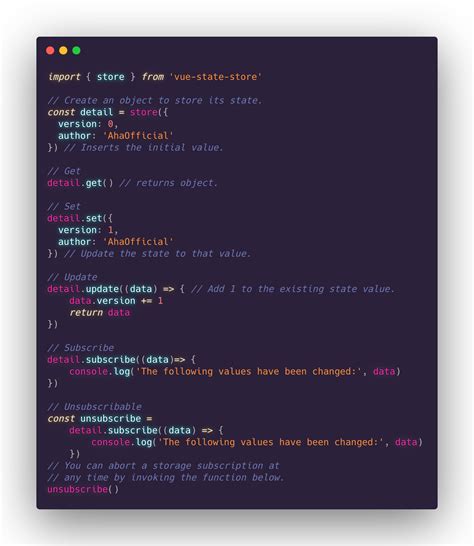 github ahaofficial vue state store 📮 vss vue state store vue