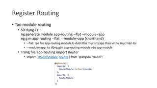 Angular Routing PPT