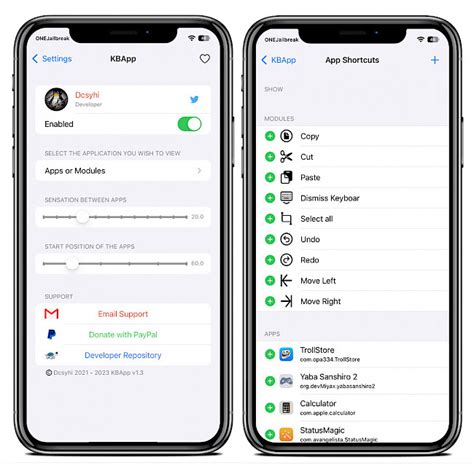 Kbapp Tweak Add Modules And Apps To Keyboard On Ios 15