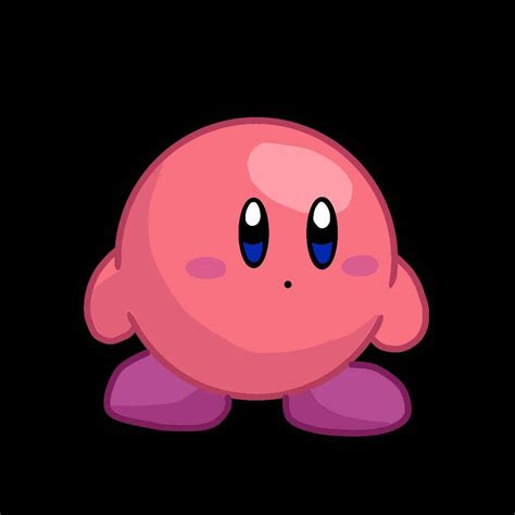 Red Kirby Drawing By Kirbongle On Deviantart
