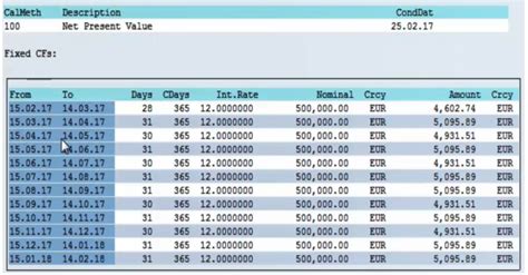 Sap Net Present Valuemark To Market