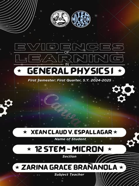 Physics Portfolio Cover Pdf