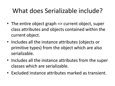 Java Serialization Ppt