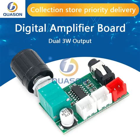 Xh A157 Digital Amplifier Board Pam8403 With Volume Knob Aux Input Usb 5v Power Supply Dual 