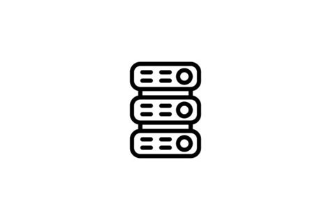 Database Storage Icon Graphic By Alvianugrah30 Creative Fabrica