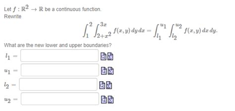 solved let f r2 r be a continuous function rewrite 3 2