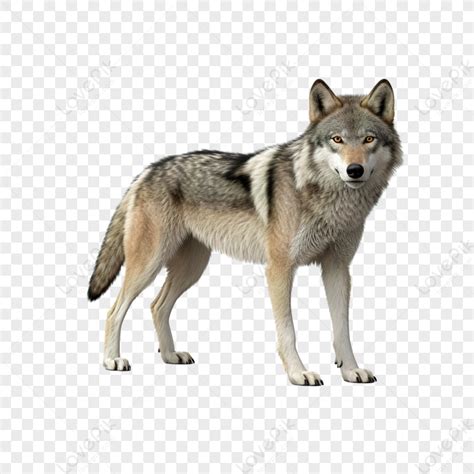 그래픽 자산 웹 프레젠테이션 또는 기타를 위한 3d 렌더링의 늑대개념하얀색 Png 일러스트 무료 다운로드 Lovepik