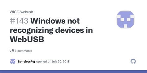 Windows Not Recognizing Devices In Webusb · Issue 143 · Wicgwebusb