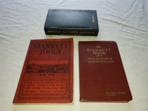 Vintage 1926 American Machinist Handbook 4th Ed Starrett Machinists And Catalog Antique Price