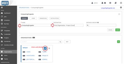Install Ansible Awx On Centos 8 Rocky Linux 8 Computingforgeeks