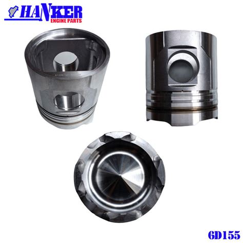 Komatsu S6d155 Diesel Engine Piston 155mm 6127 31 2140