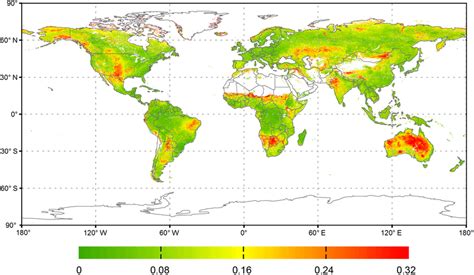 The Interannual Variability Ie The Coefficient Of Variation Or Cv
