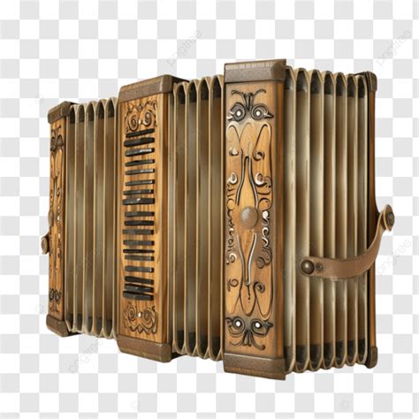 앞면에 꽃무늬가 있는 갈색 아코디언 아코디언 갈색 음악 Png 일러스트 및 이미지 에 대한 무료 다운로드 Pngtree