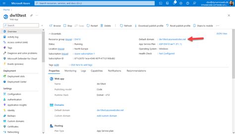 Running In Azure Dynamicweb 10 Developer Documentation