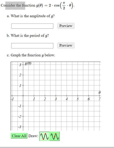 Solved nsider the function g θ cos πθ a What is the Chegg com