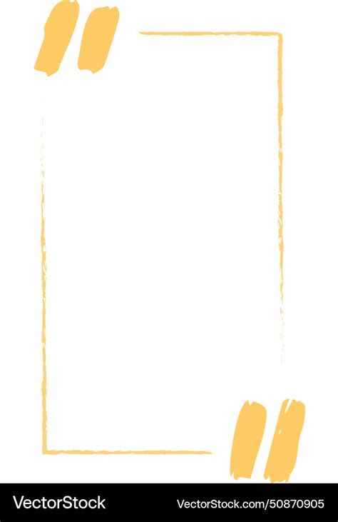 Rectangle Quote Frame Royalty Free Vector Image