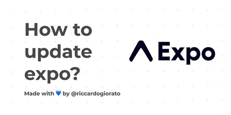 How To Update Expo For Your React Native Projects By Riccardo Giorato Level Up Coding