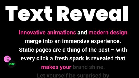 Gsap Text Animation Reveal Text On Scroll Lechclick Online Marketing