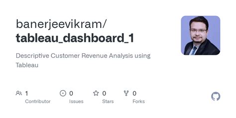 GitHub Banerjeevikram Tableau Dashboard Descriptive Customer Revenue Analysis Using Tableau