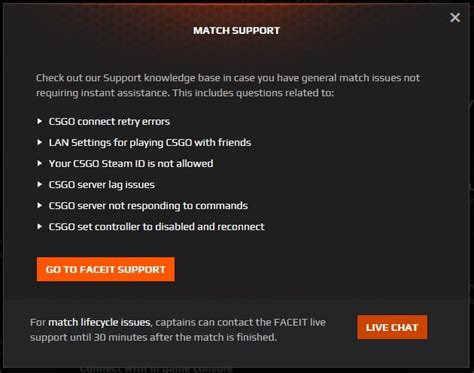 Live Chat Doesnt Even Work Anymore Are Faceit Giving Up On Everything R Faceitcom