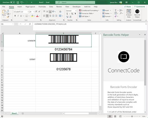 Office Barcode Add In For Excel