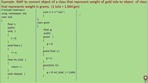 20 Program To Convert Tola To Gram Using One Argument Parameterized