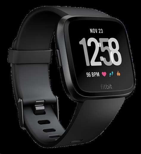 Умные часы с оптическим пульсометром Fitbit Versa, black – фото, отзывы ...