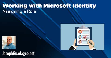 Working With Microsoft Identity Assigning A Role Josephguadagno Net