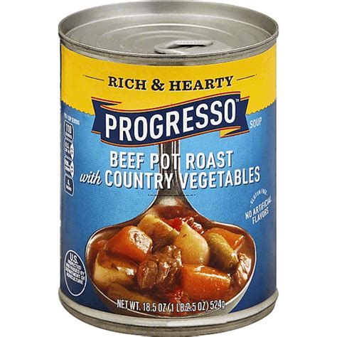 Progresso Rich Hearty Soup Beef Pot Roast With Country Vegetables Shop Ron S Supermarket