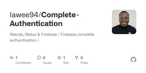 Github Lawee94complete Authentication Reactjs Redux And Firebase