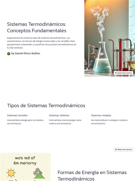 Sistemas Termodinamicos Conceptos Fundamentales Pdf Termodinámica