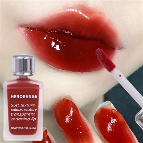 Punk Juice Red Lip Gloss Black Mirror Water Light Lip Glaze Jelly Glass