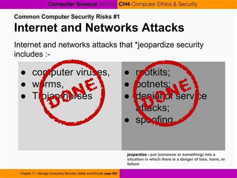 Chapter 4 Computer Science Computer Ethics And Security Ppt