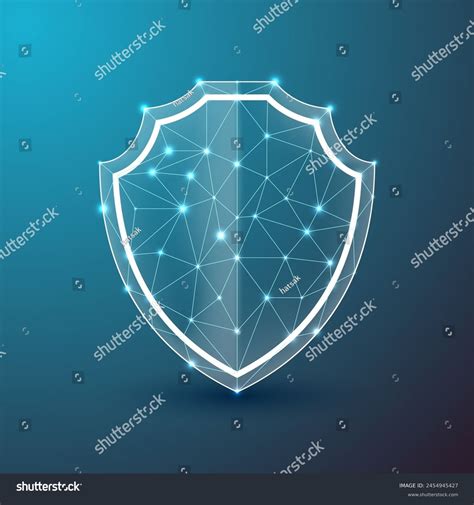 Shield Security Protector Symbol Security Shield Stock Vector Royalty